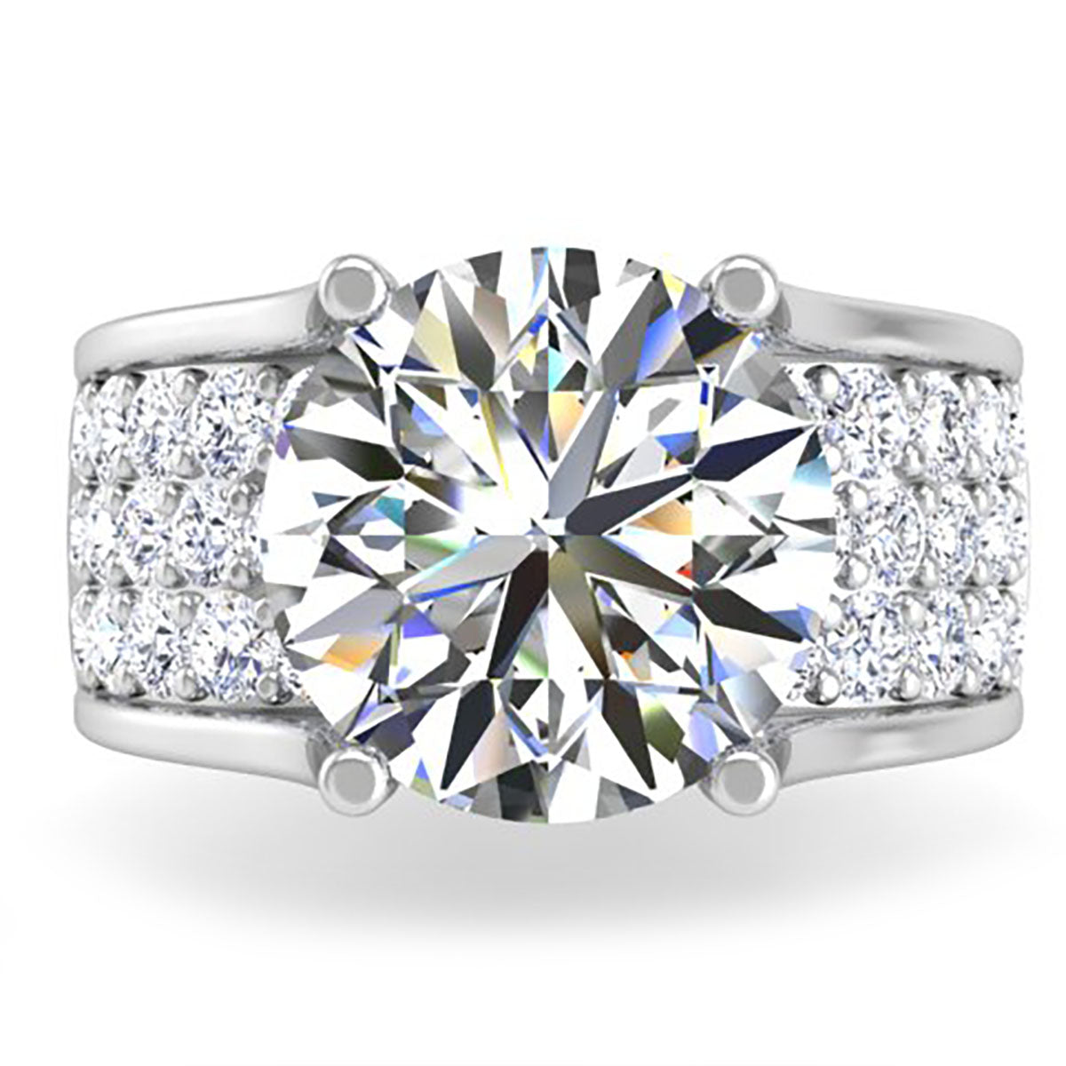 4 Carat Diamond Engagement Rings | GIA & IGI Certified | Ben Garelick