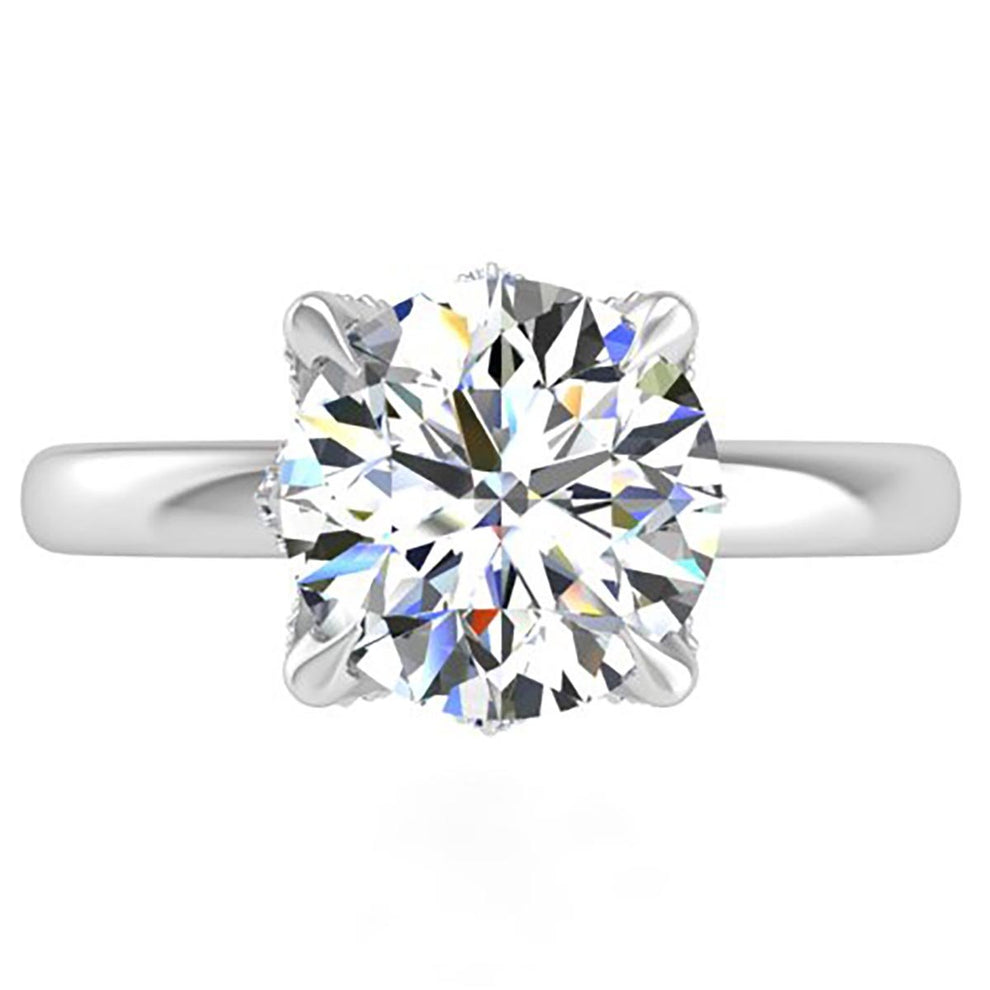 Ben Garelick 2 Carat Astra Galactic Solitaire Diamond Engagement Ring