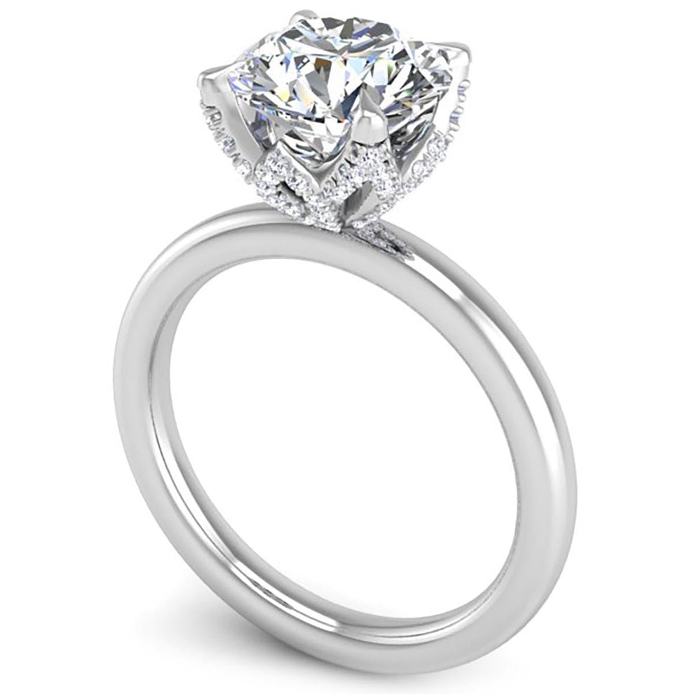 Ben Garelick 2 Carat Astra Galactic Solitaire Diamond Engagement Ring