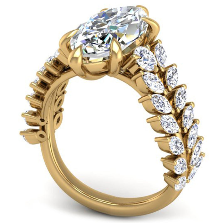 Ben Garelick Andromeda 2 Carat Marquise Diamond Engagement Ring