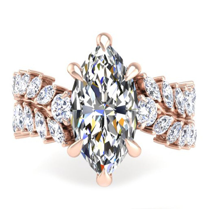 Ben Garelick Andromeda 2 Carat Marquise Diamond Engagement Ring