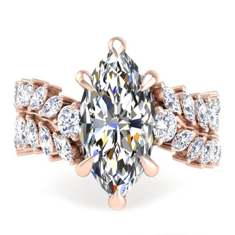 Ben Garelick Andromeda 2 Carat Marquise Diamond Engagement Ring