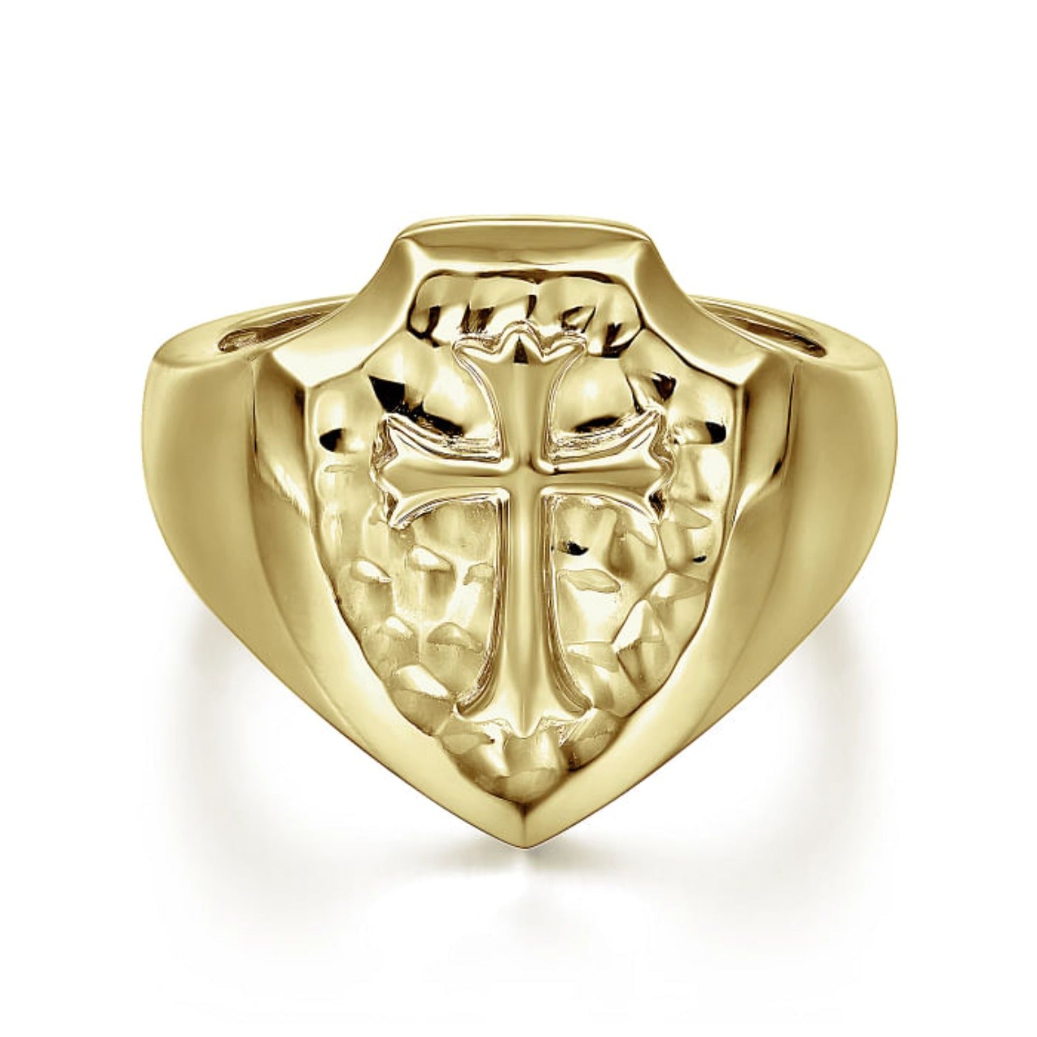 Ornate Cross Signet Ring MR52075Y4JJJ | Ben Garelick