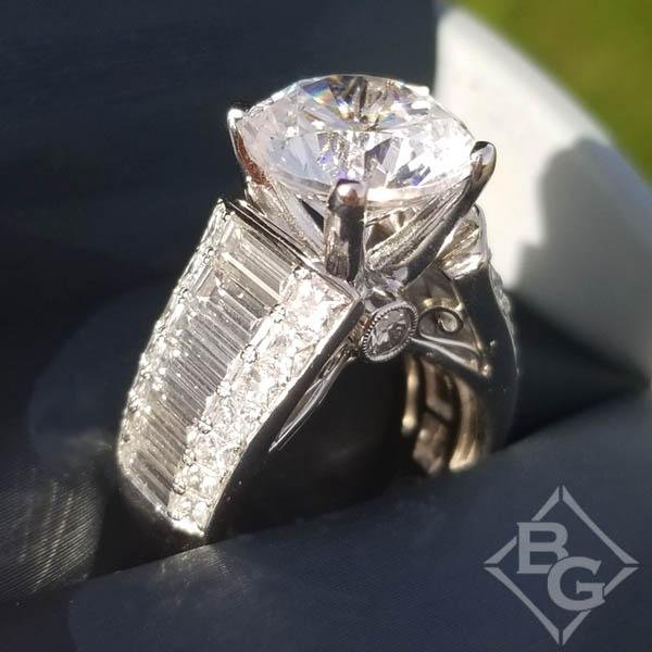 Baguette Diamond Ring Simon G. LR2217 | Ben Garelick